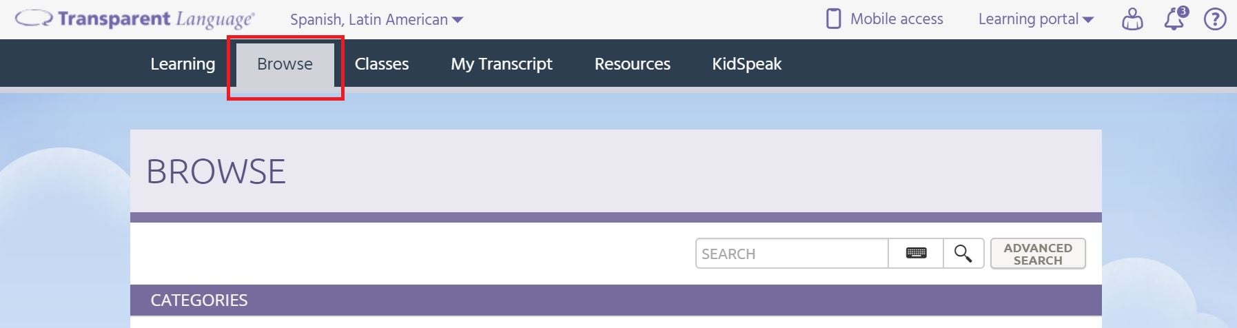 Transparent Language Online: Essentials Courses