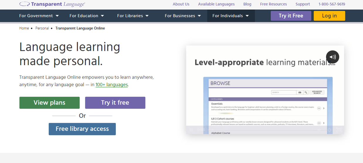 Purchasing Your First Transparent Language Subscription