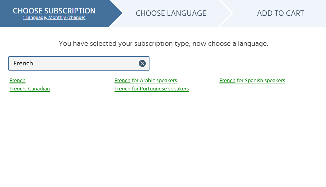 Purchasing Your First Transparent Language Subscription
