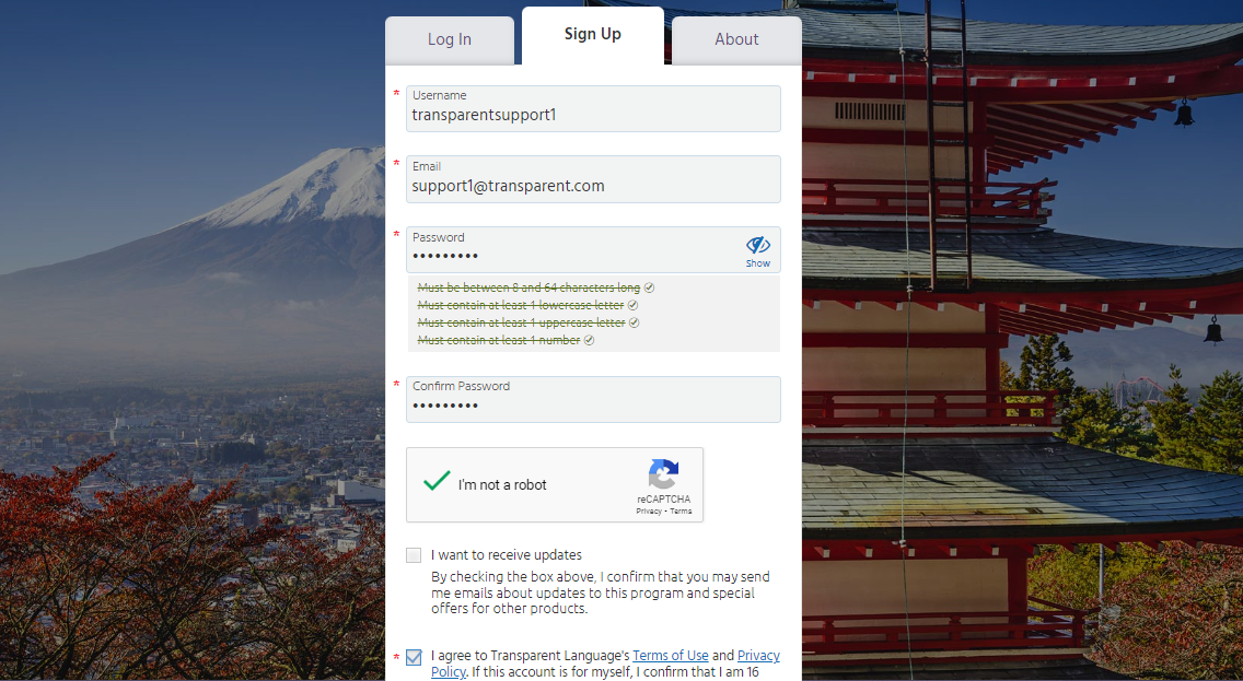 Purchasing Your First Transparent Language Subscription